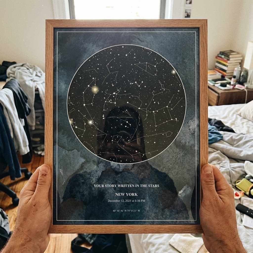 Custom Star Map Gift — Capture Any Special Night ★4.9 | Gift The Stars